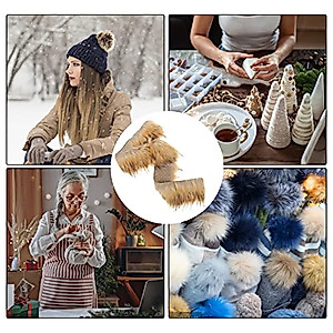 Faux Fur Fabric Fluffy Precut Strips Fuzzy Craft Long Artificial Shaggy Fabrics Patches for Sewing Gnome Dwarf Beard Hair Cosplay Decoration