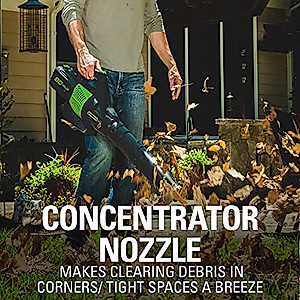 Greenworks Pro 80V (145 MPH / 580 CFM) Brushless Cordless Axial Leaf Blower, 2.5Ah Battery and Charger Included BL80L2510