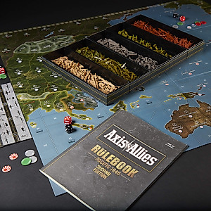Avalon Hill Axis & Allies Pacific 1940 Second Edition WWII Strategy Board Game, with Extra Large Gameboard, Ages 12 and Up, 2-4 Players