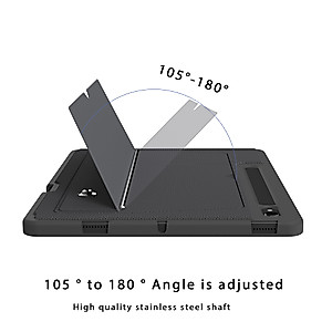 HEAPAO Galaxy Tab S7 FE/S7 Plus/S8 Plus Case with Detachable Keyboard - 7 Color Backlit, Smart Touchpad, Multi-Angle Stands - Keyboard Cases for 12.4" Samsung Galaxy Tab S8+ 2022/S7 FE 2021/S7+ 2020