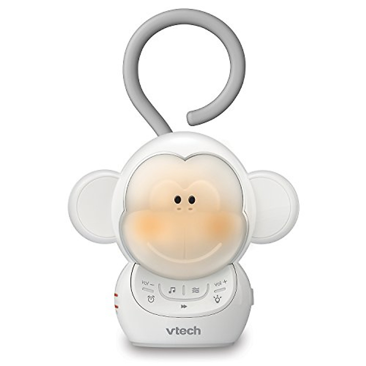 VTech BC8211 Myla The Monkey Baby Sleep Soother with a White Noise Sound Machine Featuring 5 Soft Ambient Sounds, 5 Calming Melodies & Soft-Glow Night Light, 1 Count (Pack of 1)