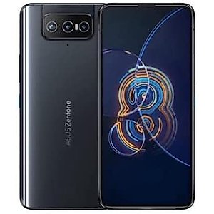 Asus Zenfone 8 5G Dual Flip ZS672KS 128GB 8GB RAM Factory Unlocked (GSM Only | No CDMA - not Compatible with Verizon/Sprint) | International Version | Bundle w/Fast Car Charger - Black