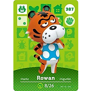 Rowan - Nintendo Animal Crossing Happy Home Designer Series 4 Amiibo Card - 387