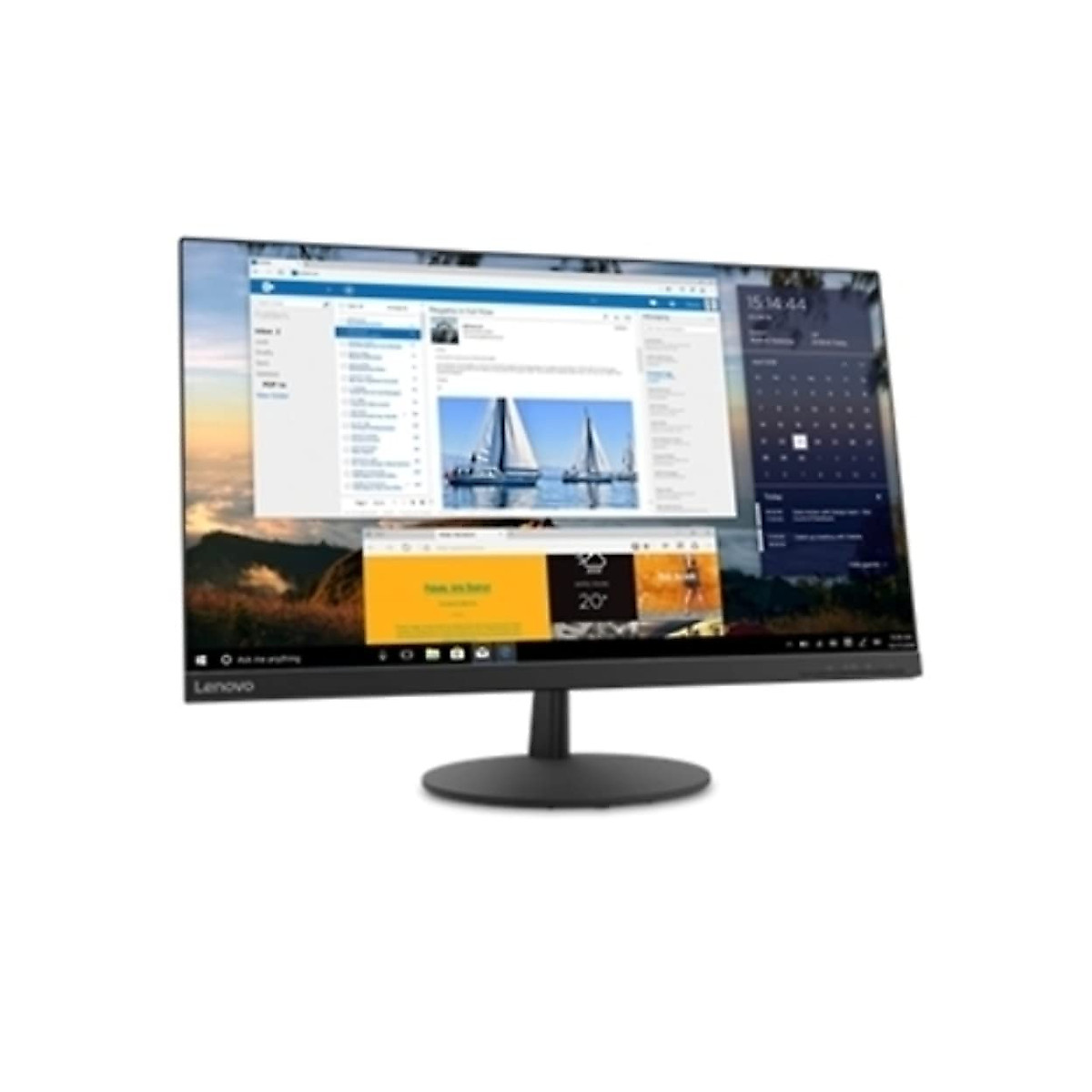 Lenovo L27q-30 27-inch QHD Monitor, LCD IPS, LED Backlit, 16:9, FreeSync, 75Hz, 4ms, Narrow Bezels, HDMI, DP, Tilt, VESA Mount