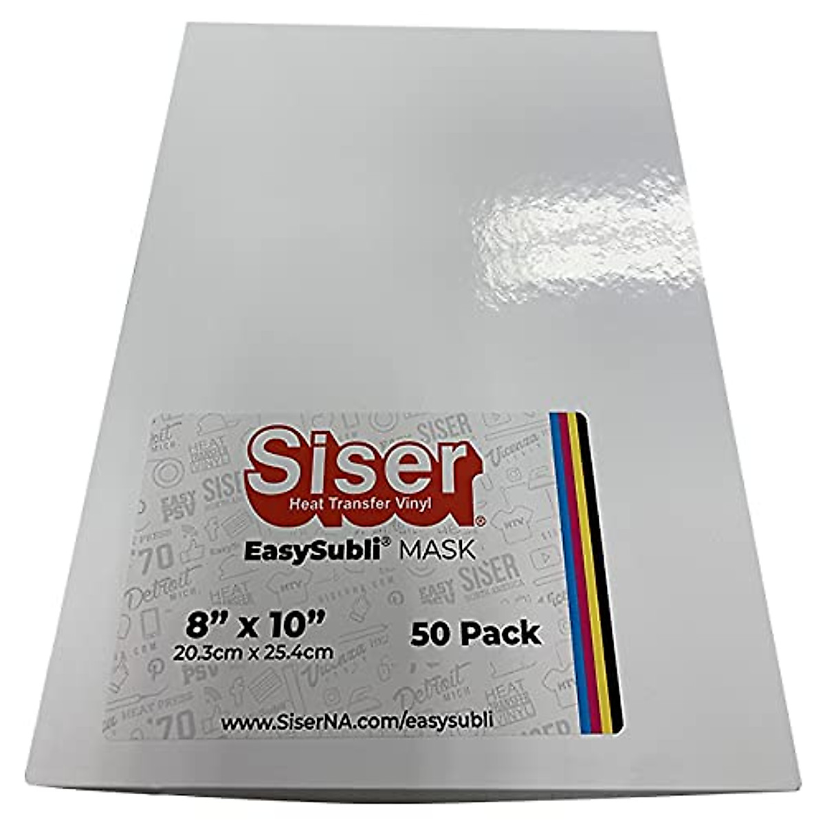 Siser EasySubli Mask Transfer Tape 8" x 10" - 50 Pack (for use with EasySubli HTV)