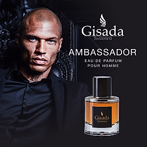 Gisada - Ambassador Men - Eau de Perfume - 100ML - 3.4 Fl Oz - Spicy, fresh and very lively fragrance for Men