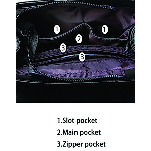 HESHE Women’s Genuine Leather Backpack Casual Style Flap Backpacks Daypack for Ladies and Girls (Black)