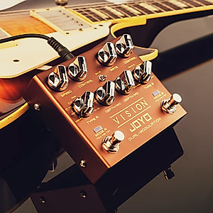 JOYO R-09 Dual Channel Modulation Multi Effects Pedal Bundle with R-07 Digital Delay Pedal for Electric Guitar