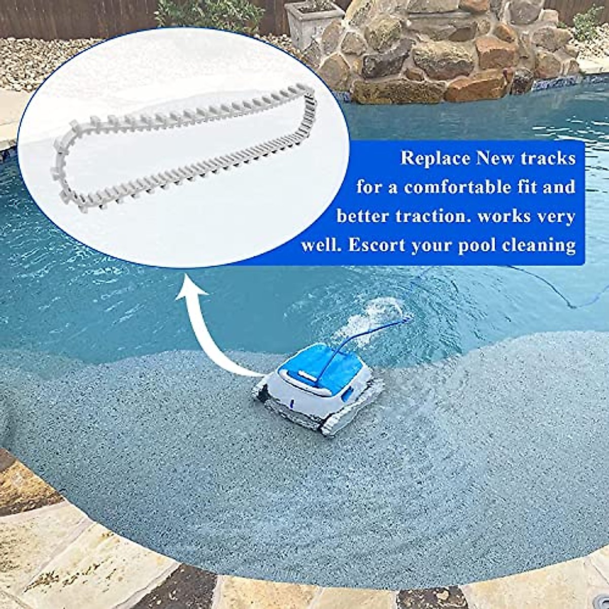 PROSOCOOL Automatic Robotic Pool Cleaners Tracks Parts 9985006-R2 Compatible with Dolphin Maytronics Models from 2006 to Present Part