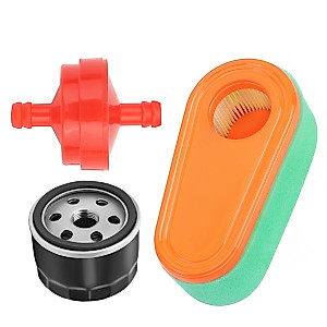 Aouton 795066 Air Filter 796254 Pre Filter for To-ro Timemaster 30 Inch Mower 775EX 800E 825E 850 850E 875EX 950E Engines HD775HW HU775AWD BS 111P02 111P0 55419 Air Filter with 12-050-01-S Oil Filter