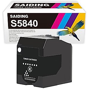 SAIDING S5840 Remanufactured Black Toner Cartidge Replacement for Dell S5840 S5840dn S5840cdn Printer (1 Black)