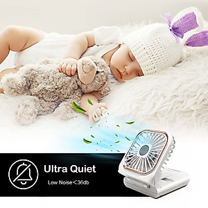 MQ 5 in 1 Mini Portable Fan, Foldable Personal Fan with Lanyard Rechargeable 3 Speed Adjustable, as 3000mAh Power Bank, Handheld Fan, Neck Fan, Desk Fan, Phone Holder, Indoor Outdoor Small Fan, White