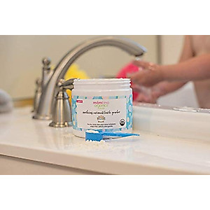 Organic Colloidal Oatmeal Bath Soak – 6 Oz. of Oatmeal Powder for Dry, Irritated, Itchy Skin Relief – Cruelty-Free, Handmade Bath Products for Adults Bath, Kids Bath, or Baby Bath by Mambino Organics