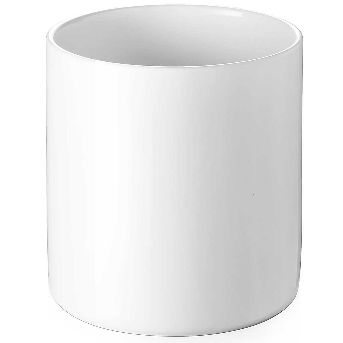 DOWAN Utensil Holder, Large Utensil Holder for Kitchen Counter (H7.2” x W6.2”), Ceramic Cooking Utensil Crock, Anti-Scratches and Stable, Spoon Holder for Kitchen Decor