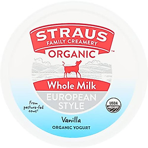 Straus Family Creamery, Organic Vanilla Whole Milk Yogurt, 32 oz