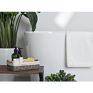 StorageWorks Round Paper Rope Storage Baskets