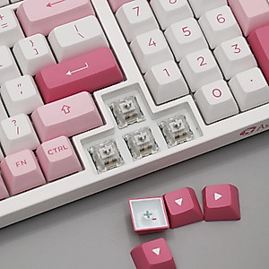 EPOMAKER Prunus Lannesiana 3098B 98 Keys Hot-Swap 2.4Ghz Wireless/Bluetooth/Wired Mechanical Keyboard with RGB Backlight, PBT Keycaps for Gamers (CS Jelly Pink, 3098B Prunus Lannesiana)