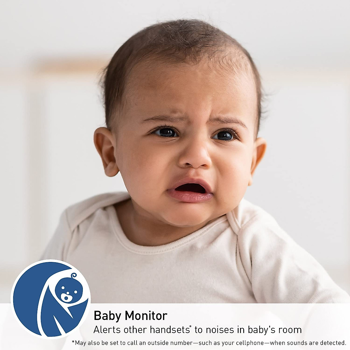 Panasonic Expandable Cordless Phone System with Answering Machine and Call Block - 3 Cordless Handsets - KX-TGD633W (White/Silver)