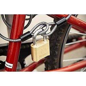 BRINKS 171-50051 Solid Brass Resettable Combination Lock, 48mm