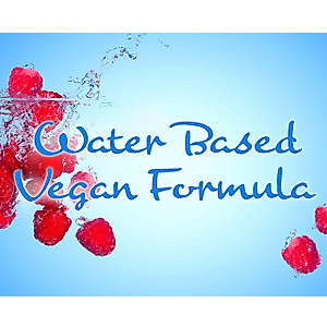 ID Lubricants Frutopia Personal Lubricant - Raspberry Flavored, Water Based Lube, 3.4 Fl Oz Bottle, Silver