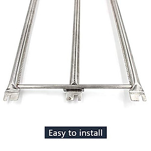 Hongso 7508 Stainless Steel 3 Burner Tube Set Replacement for Weber Genesis Silver B and C, Spirit 700 and Genesis Gold, Spirit E-310 & E-320 (2007-2012) Gas Grills