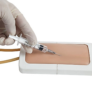 Anatomy Lab Parenteral Medication Training Kit with Injection Pad, 60 Piece Kit Practice to Perfect Venious and Injection Medication Preparation and Administration, Venipuncture and Injection Skills
