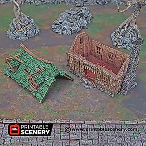 Mimic House DND Terrain for Dungeons and Dragons Terrain, D&D, Pathfinder, Warhammer 40k, Miniatures, D and D, Dungeons and Dragons Gifts, Dungeon Master