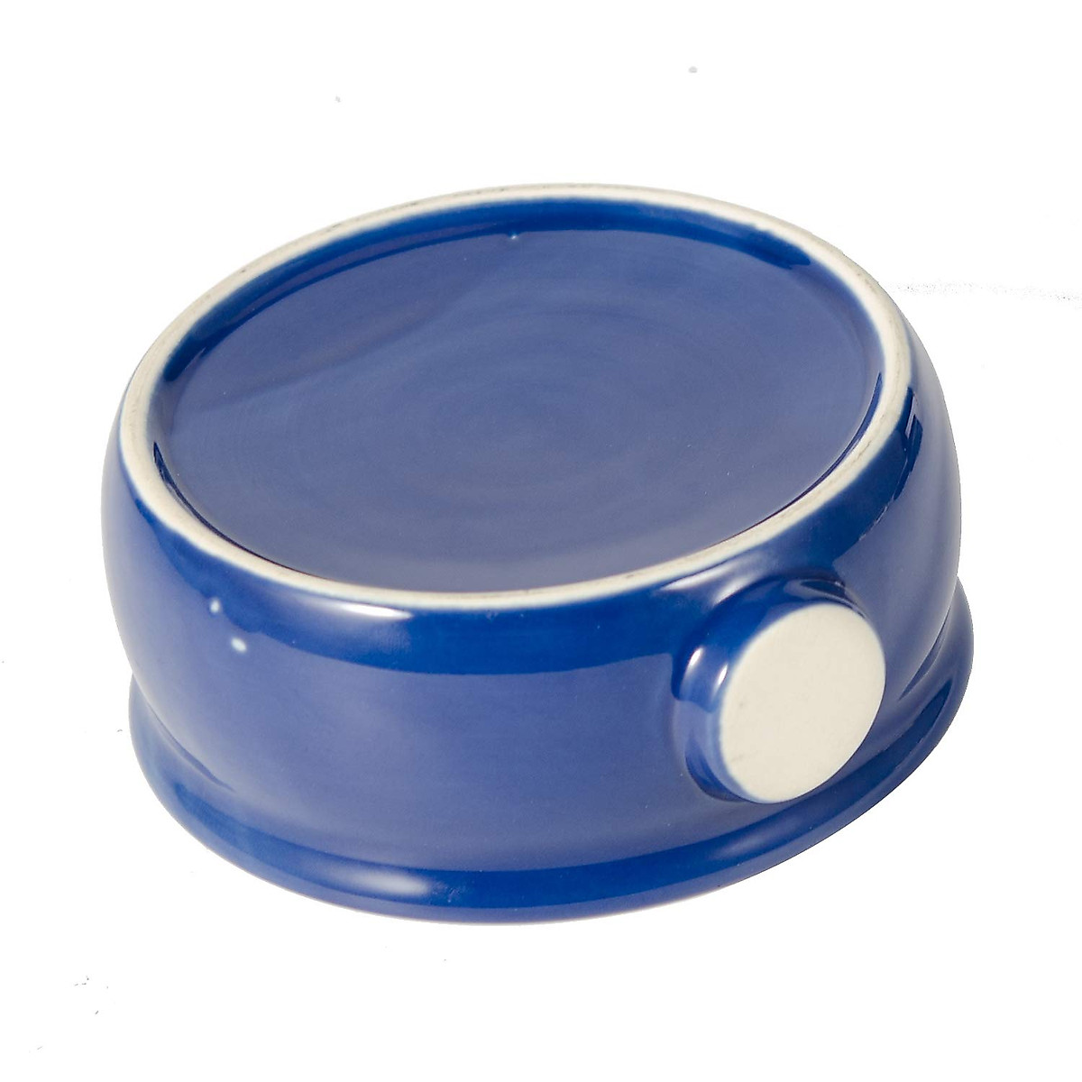 Grandslam Shaving Soap Bowl for Men, Wide Mouth, Ceramic, Easier to Lather and Clean, Non-slip Handle, Handmade Pottery Cup for Soap and Cream