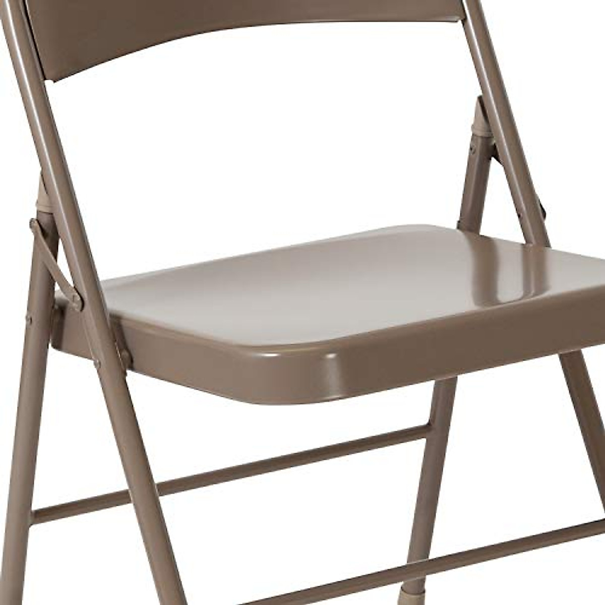Flash Furniture HERCULES Series Double Braced Beige Metal Folding Chair