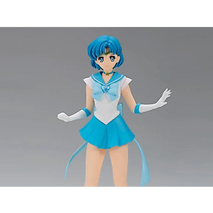 Banpresto 19172 Pretty Guardian Sailor Moon Eternal The Movie Glitter&GLAMOURS-Super Sailor Mercury-(ver.B)