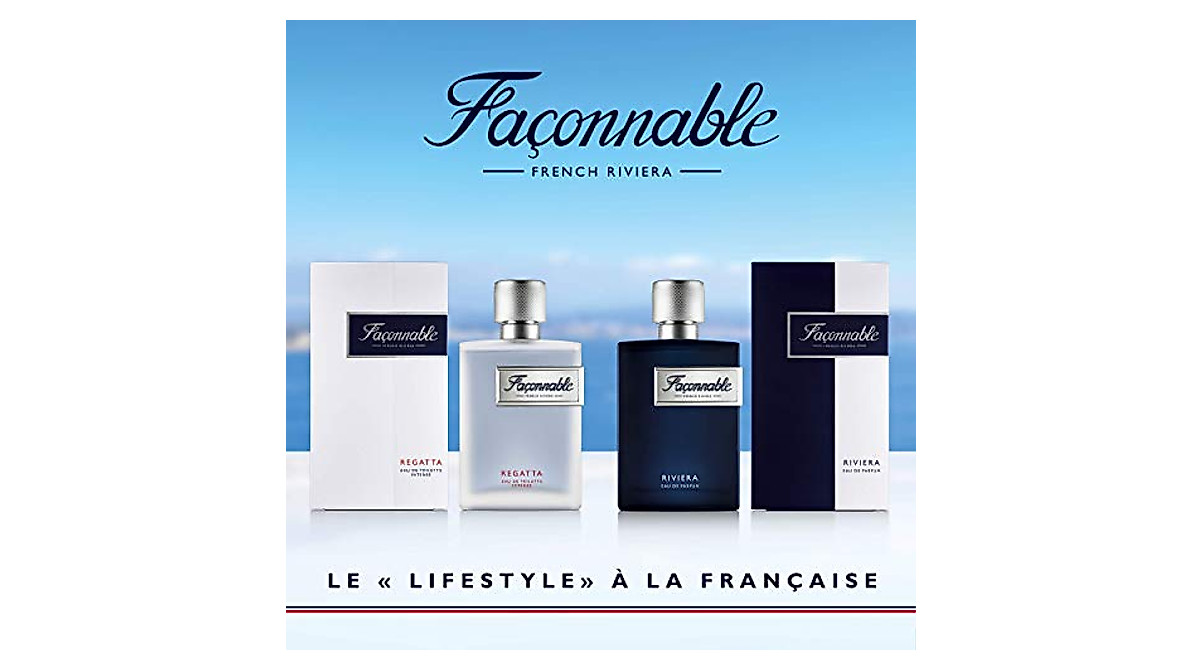 Faconnable Riviera Eau de Parfum Men | Woody & Aromatic Fragrance