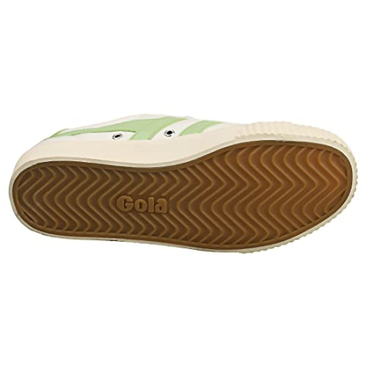 Gola Women's Tennis-Mark Cox Sneaker, Off-White/Patina Green, 7