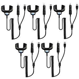 (5PCS) Car Charger Cable for TC77 Car Charger for Symbol Zebra Car Charger TC70 TC55 TC72 TC75 TC70X TC75X TC700H Battery Charger CHG-TC7X-CLA1-01 Scanner Charger Cable TC77 Charger Cable