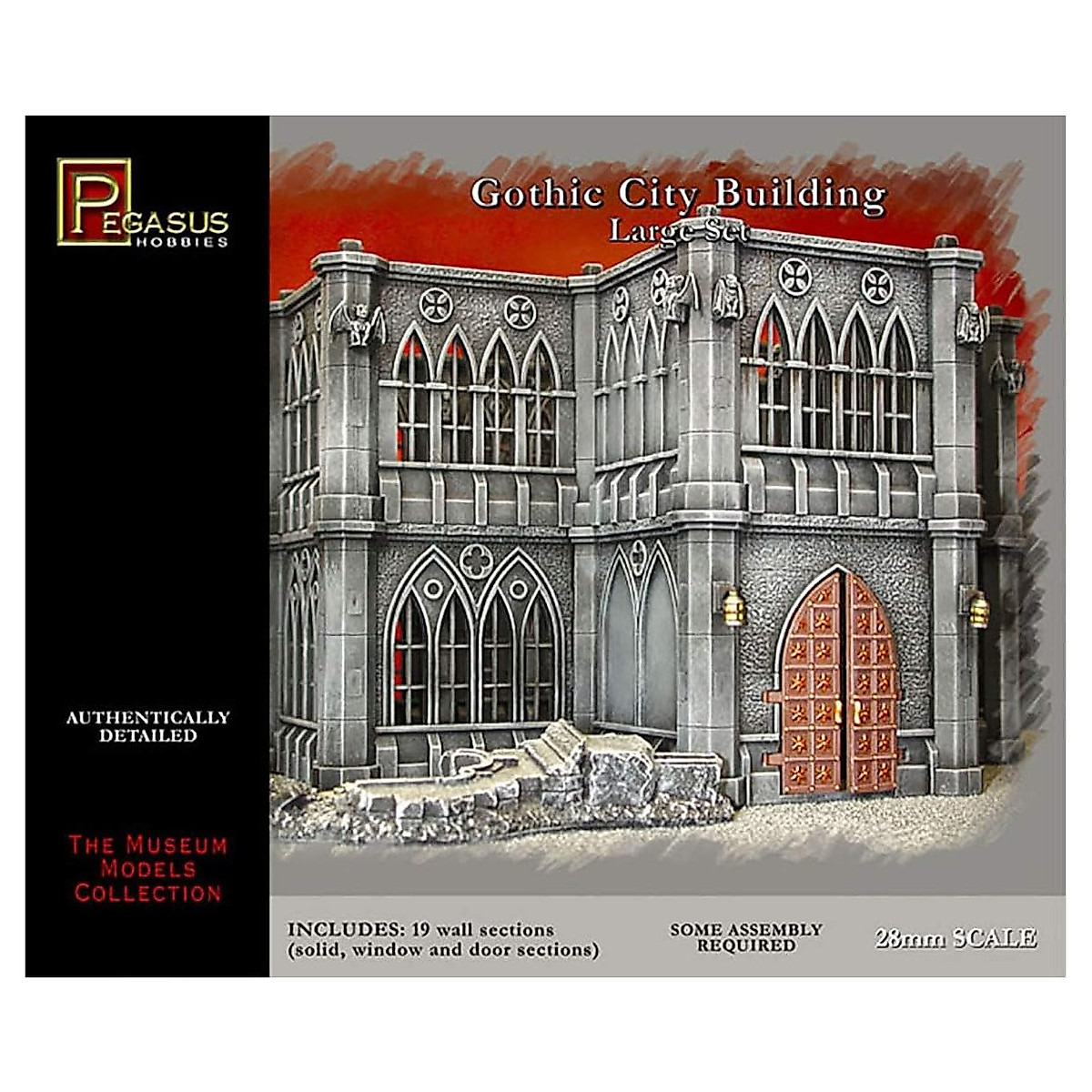 Pegasus Hobby WWII Gothic City Building Large Set