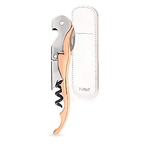 Pulltex Pulltaps Evolution Corkscrew Rose Gold with Leather Pouch Set