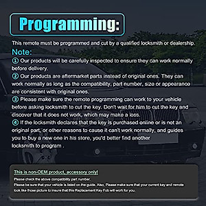 X AUTOHAUX Replacement Keyless Entry Remote Car Key Fob 315Mhz LX 8766 S for BMW 7 Series 2002-2008