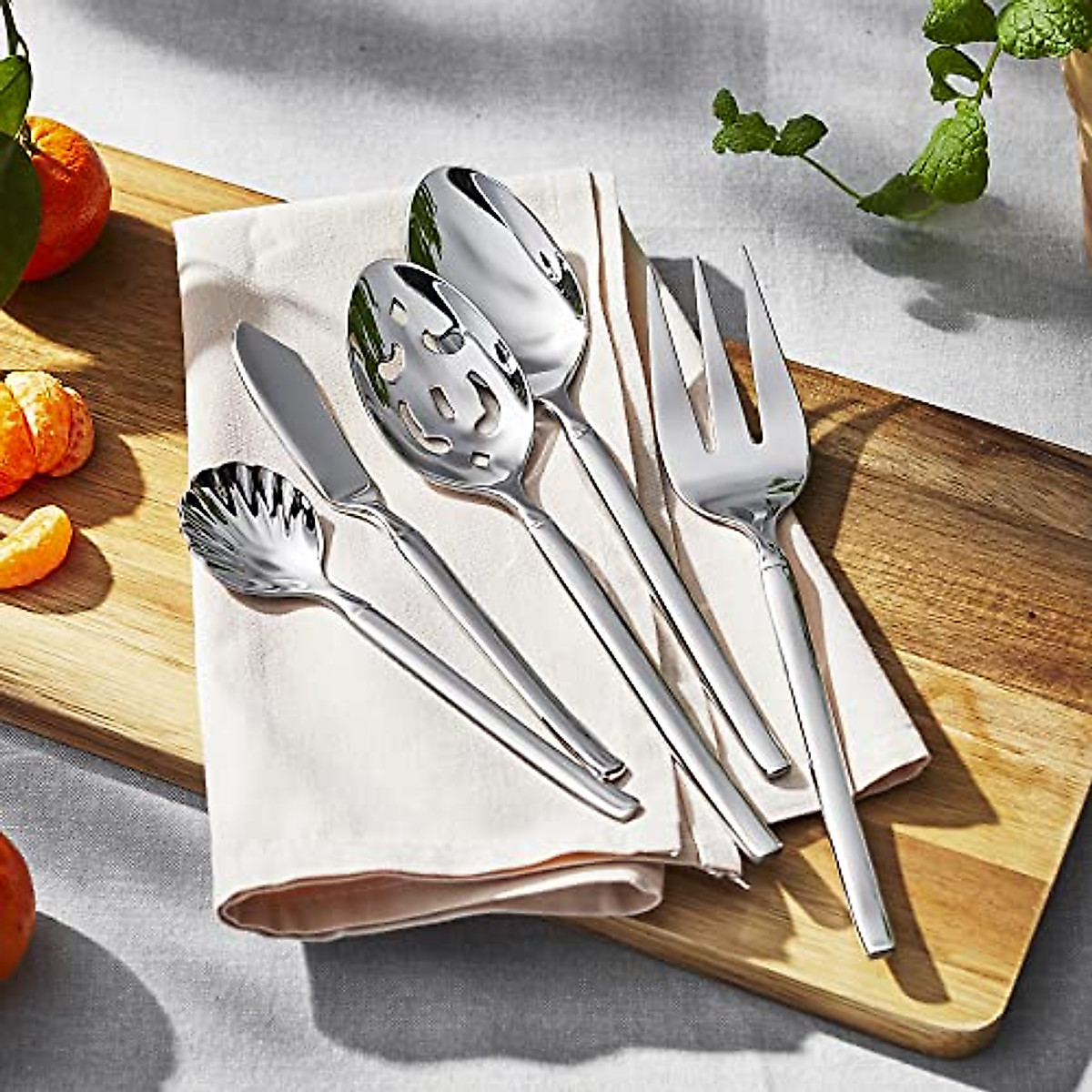 ZWILLING Premier Series Opus 45-Piece Stainless Steel Flatware Set - Made with Special Formula Steel Perfected for Almost 300 Years, Dishwasher Safe, Service for 8