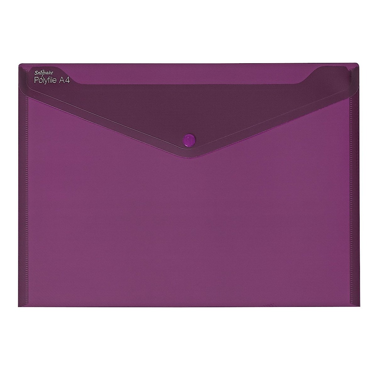 Snopake A4 Fusion Polyfile Popper Wallet – Fusion Assorted [Pack of 5] Ref: 15643