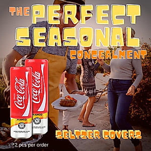 Generic (2-Pack) Seltzer Beer Can Cover-Skinny SeltzerAlcohol Disguise Drink Sleeve - Hide a Beer for Truly and White Claw Slim Skinny CansBeer Can Gag Gifts Beach Accessories Great for Golf Lovers