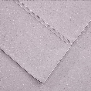 Modern Threads Soft Microfiber Solid Sheets - Luxurious Microfiber Bed Sheets - Includes Flat Sheet, Fitted Sheet with Deep Pockets, & Pillowcases Dusty Mauve Full