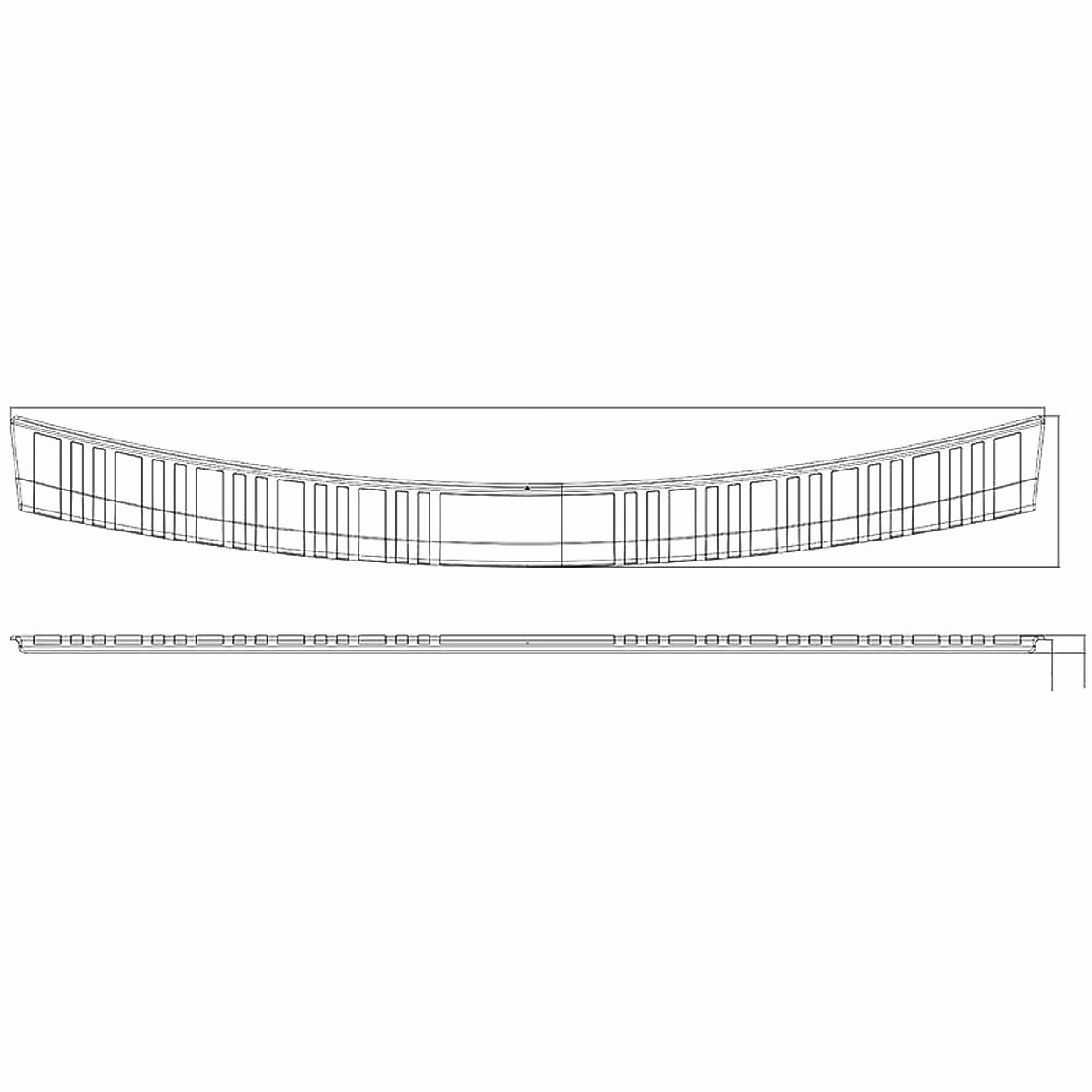 Dawn Enterprises RBP-012 Rear Bumper Protector