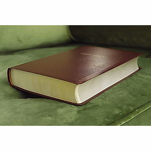 NIV, Reference Bible, Giant Print, Leather-Look, Burgundy, Red Letter, Comfort Print