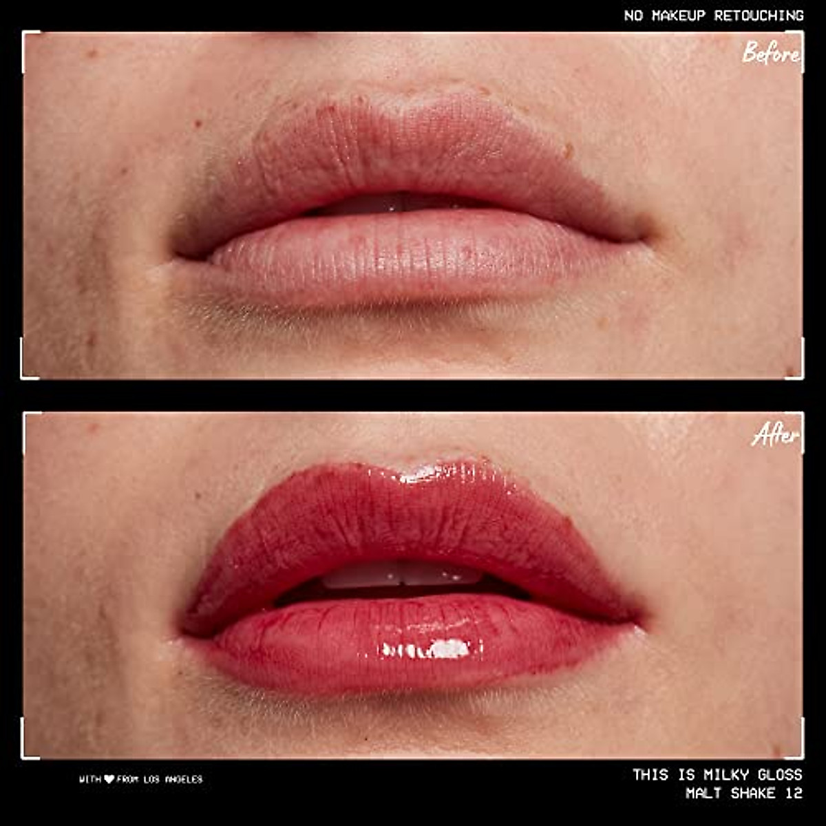 NYX PROFESSIONAL MAKEUP This Is Milky Gloss, Lip Gloss with 12 Hour Hydration, Vegan - Malt Shake (Warm Red)