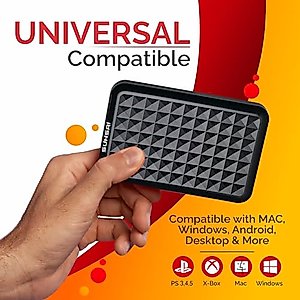 SUHSAI External Hard Drive 500GB High Speed Data Transfer USB 3.0 Hard Disk 2.5inch Memory Expansion Data Storage & Portable Backup HDD Compatible with PC, Computer, MacBook, Chromebook