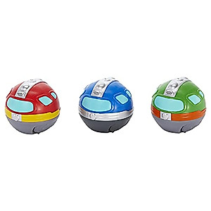 Little Tikes Learn & Play Roll Arounds Rollin' Railroad, Including 3 Toy Train Cars & Playset, Easy Grip & Roll - Birthday Gifts for Kids, Toddler, Boys Girls Ages 18 Months 1 2 3+ Years