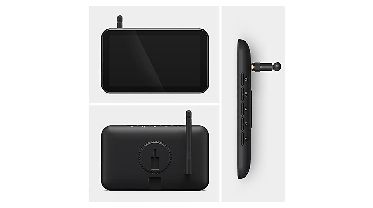 Fookoo 1080P Wireless RV Backup Camera with 5-Inch HD Monitor