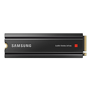 Samsung 980 PRO SSD with Heatsink 1TB PCIe Gen 4 NVMe M.2 Internal Solid State Hard Drive, Heat Control, Max Speed, PS5 Compatible, MZ-V8P1T0CW