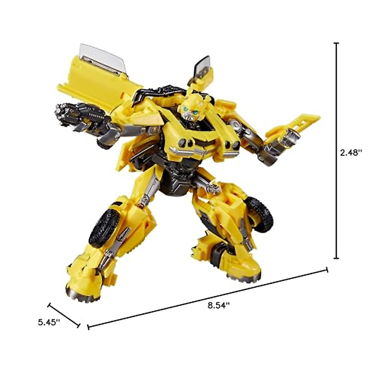 Transformers Studio Series Deluxe Class 100 Bumblebee Toy, Rise of The Beasts, 4.5-inch, Action Figure for Boys and Girls Ages 8 and Up
