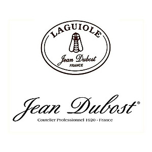 Laguiole Jean Dubost Steak Knives 12 Piece of Set with Black Handle -Thiers France