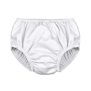 green sprouts Unisex Baby Pull-up Swim Diaper, White, 24 Months